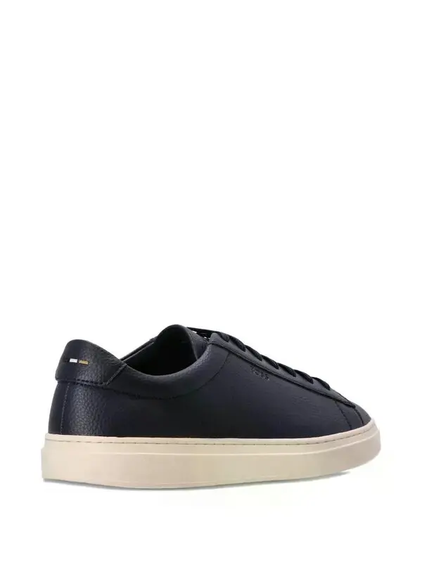 BOSS Leather Lace-up Sneakers - Blue