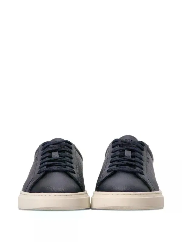 BOSS Leather Lace-up Sneakers - Blue