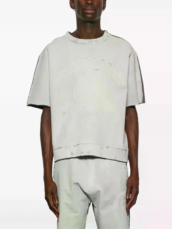 MAISON MARGIELA Logo-embroidered T-shirt