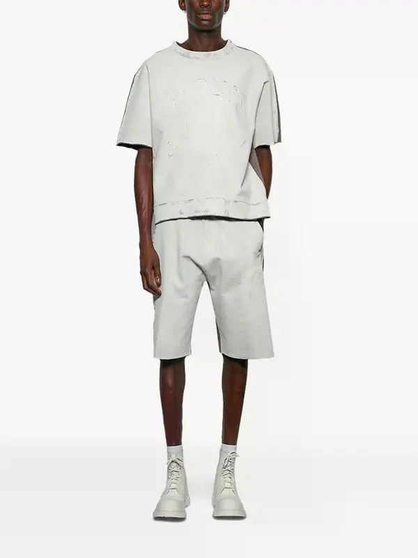 MAISON MARGIELA Two-tone Frayed Shorts