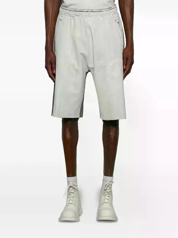 MAISON MARGIELA Two-tone Frayed Shorts