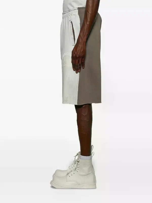 MAISON MARGIELA Two-tone Frayed Shorts
