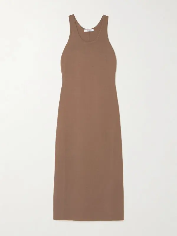 Max Mara Aceri Wool Midi Dress