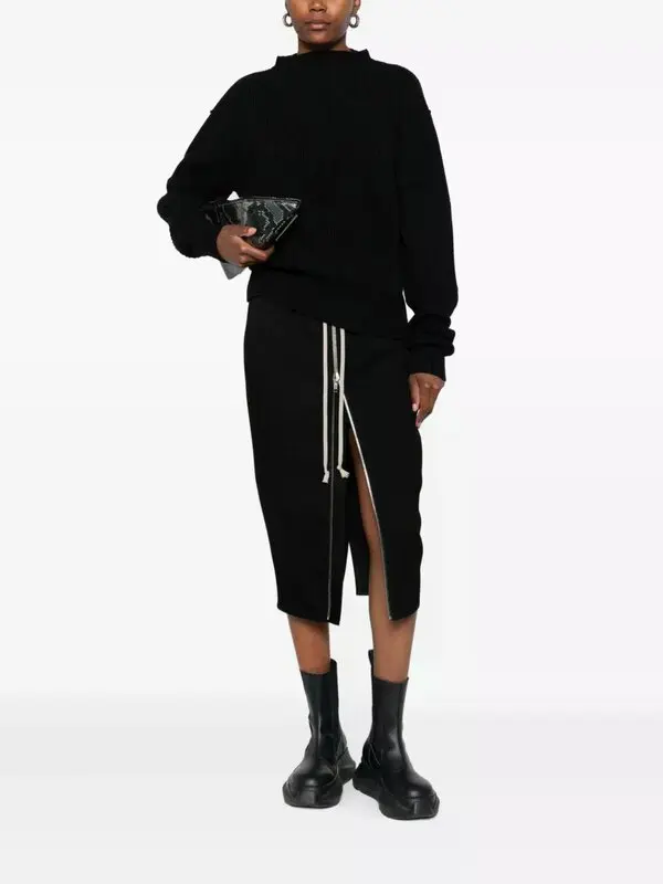 Rick Owens Ribbed Wool Jumper