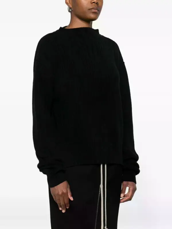 Rick Owens Ribbed Wool Jumper