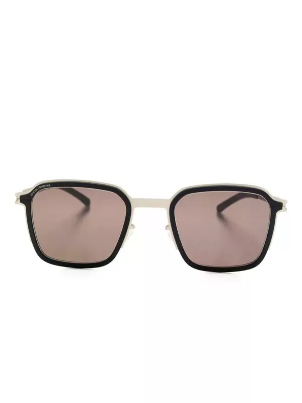 Mykita X Rimowa Aluminium-frame Square Sunglasses - Black