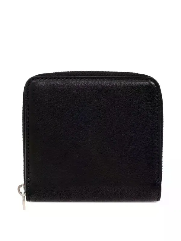 Rick Owens Zip-around Leather Wallet - Black