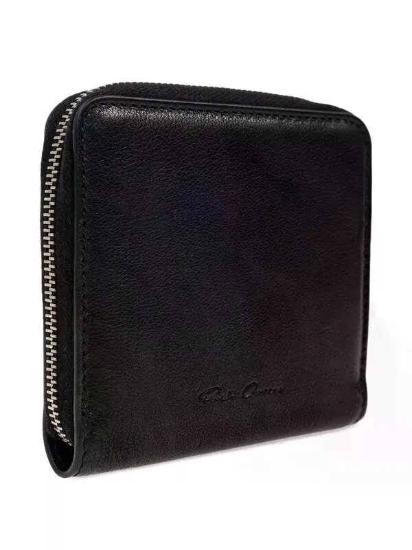 Rick Owens Zip-around Leather Wallet