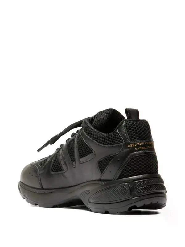 Officine Creative Mesh Leather Sneakers