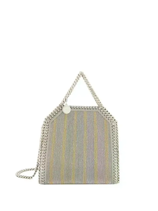 Stella McCartney Falabella Striped Metallic Bag