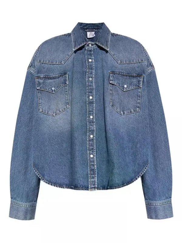 Vetements Button-fastening Denim Shirt