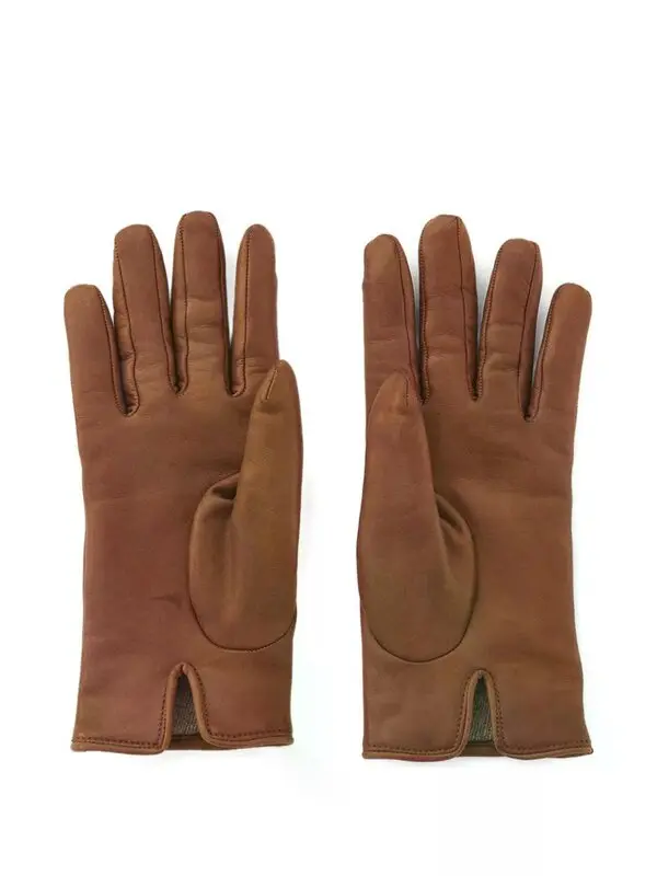 Chloé Iconic Logo Leather Gloves