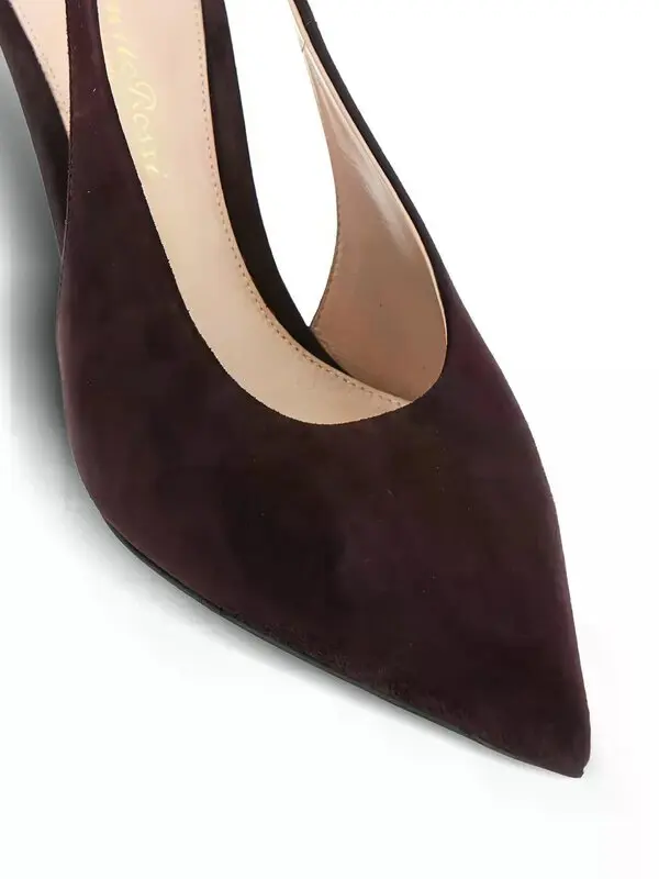 GIANVITO ROSSI Robbie Slingback Pumps - Brown