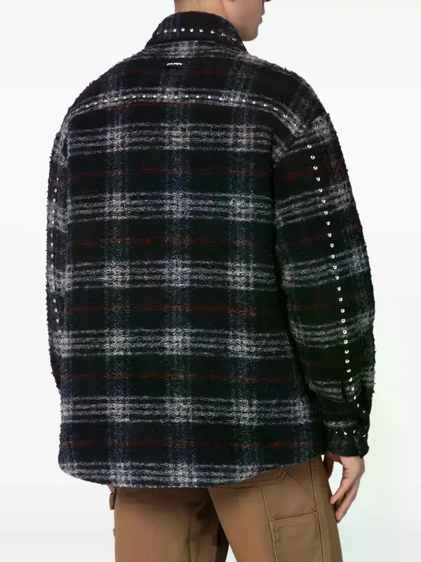 Palm Angels Checked Shirt Jacket