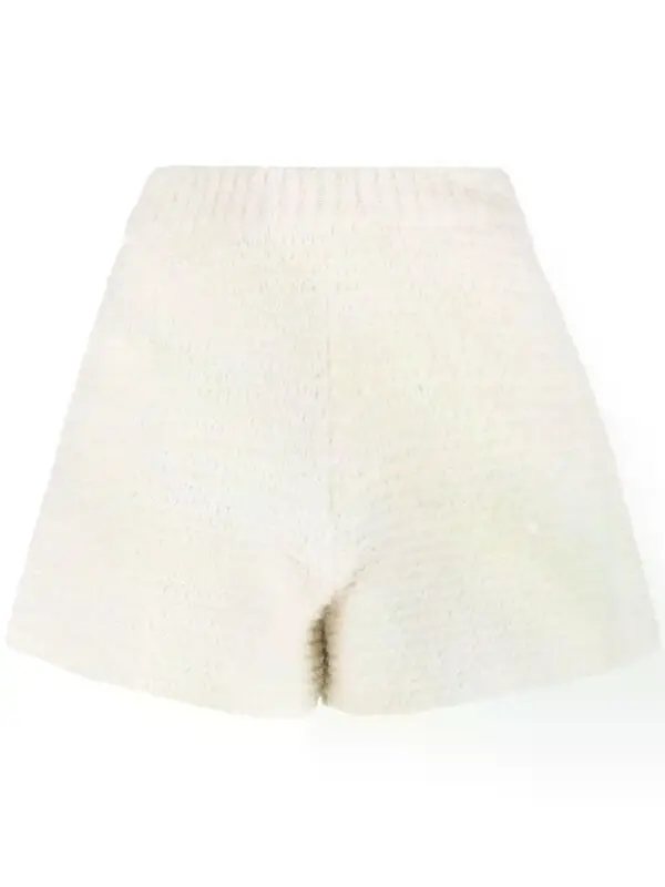 Alanui Knitted High-waisted Shorts