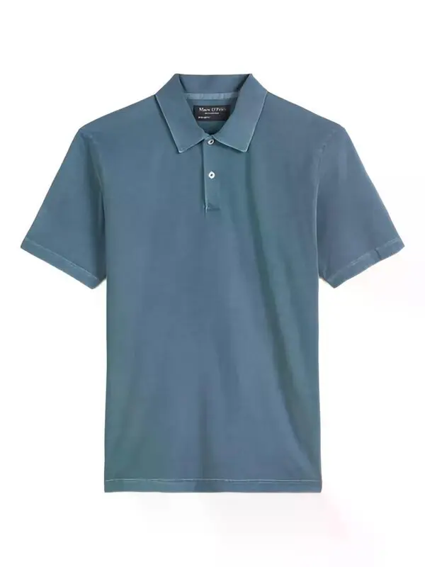 Marc O'polo Cotton Polo Shirt - Blue