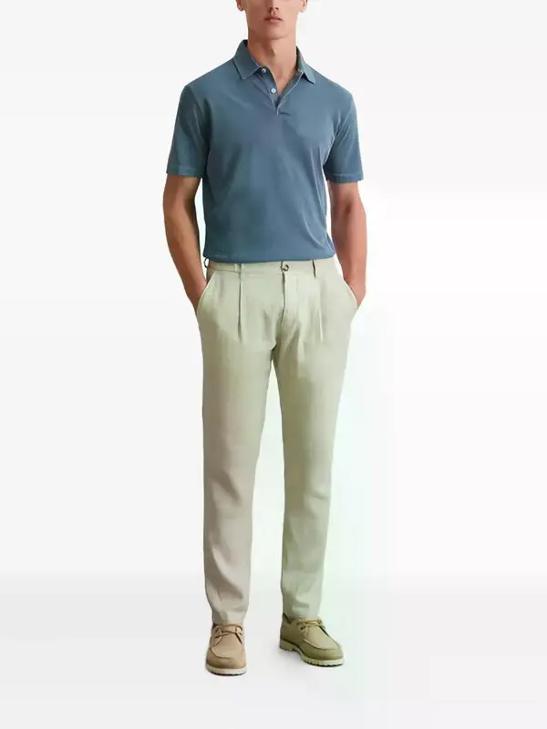 Marc O'polo Cotton Polo Shirt - Blue