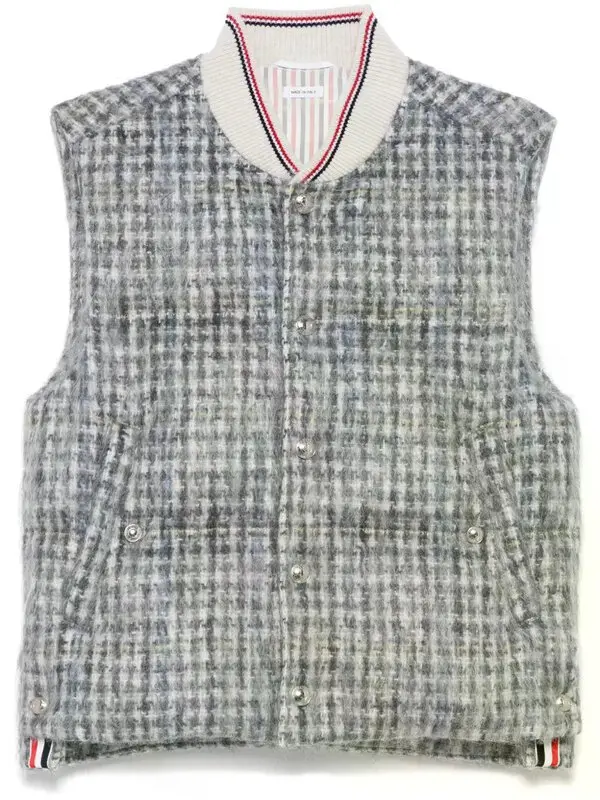 Thom Browne Gunclub Check Down Vest