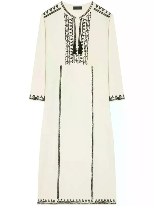 Alanui Akasha Embroidered Cotton-blend Dress