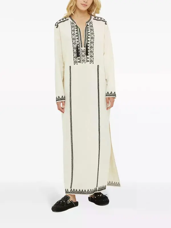 Alanui Akasha Embroidered Cotton-blend Dress