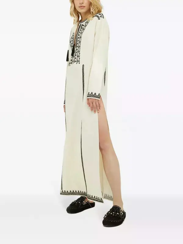 Alanui Akasha Embroidered Cotton-blend Dress