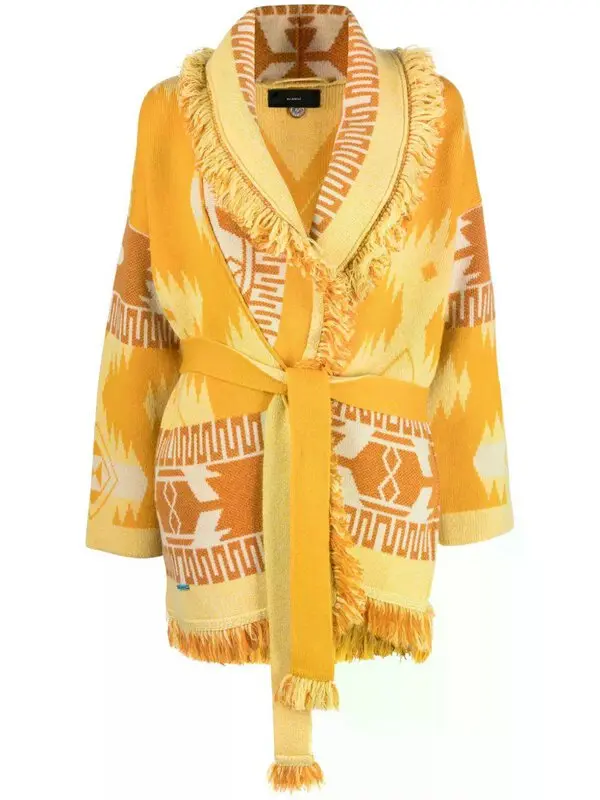 Alanui Icon Jacquard Cashmere Cardigan