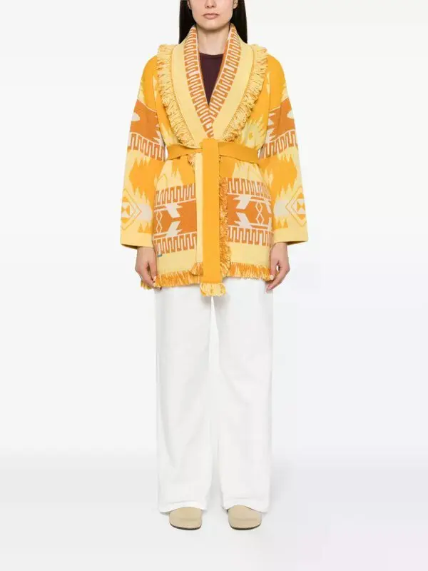 Alanui Icon Jacquard Cashmere Cardigan