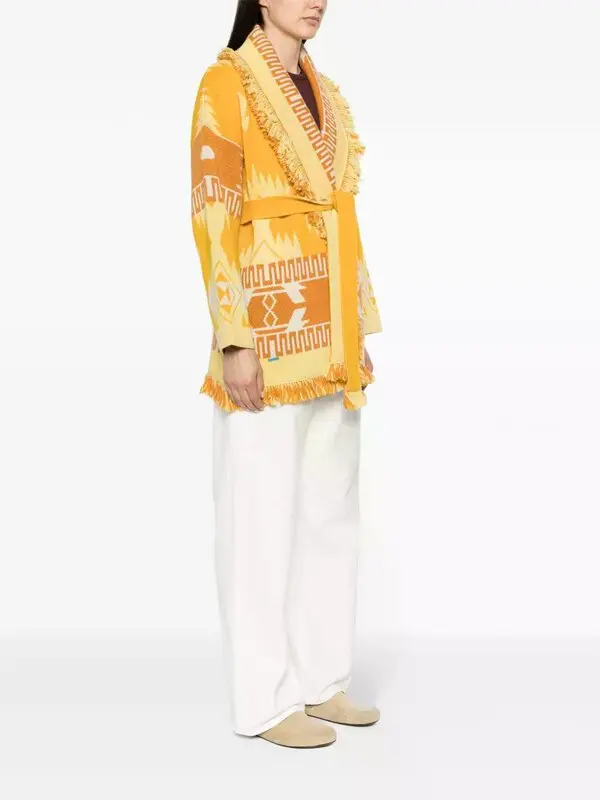 Alanui Icon Jacquard Cashmere Cardigan