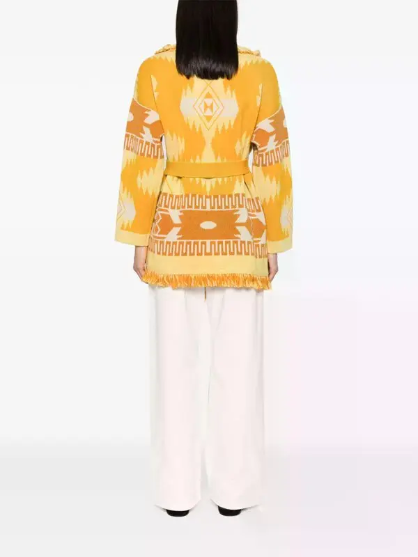 Alanui Icon Jacquard Cashmere Cardigan