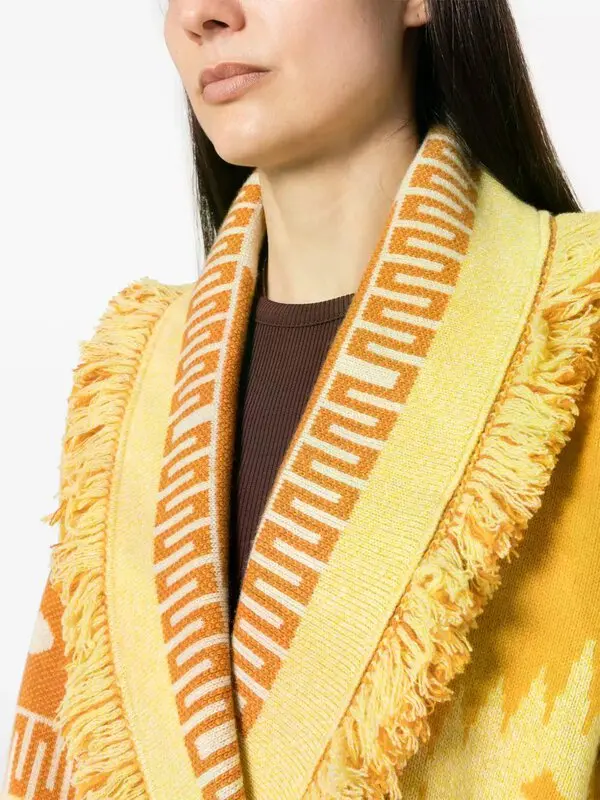 Alanui Icon Jacquard Cashmere Cardigan