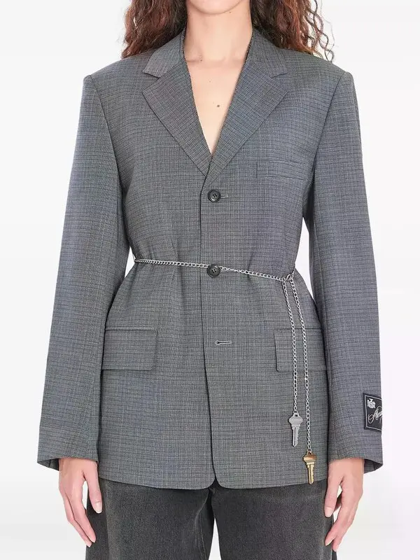 Alexander Wang Detachable Chain-link Blazer