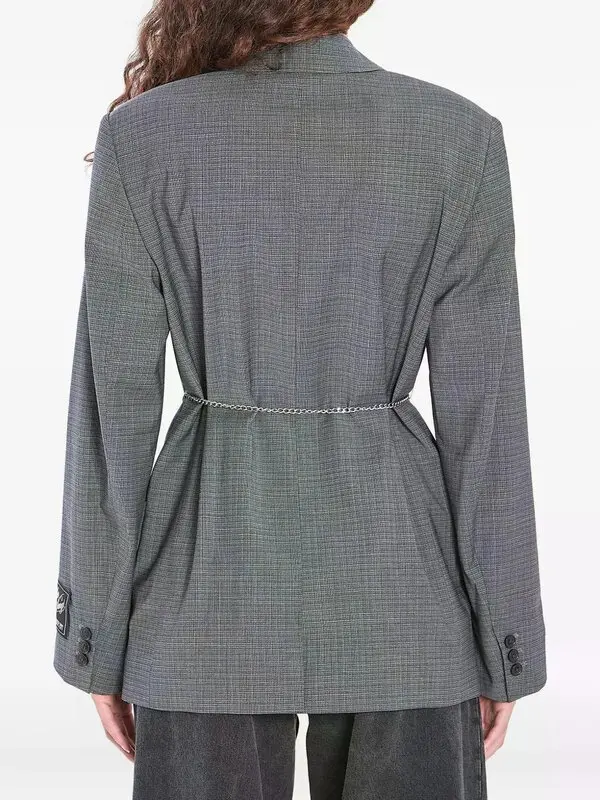 Alexander Wang Detachable Chain-link Blazer