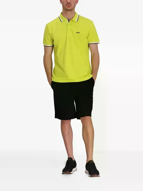 BOSS Contrasting-trim Polo Shirt