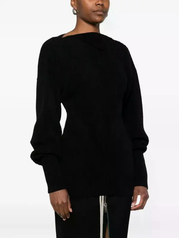 Rick Owens Ribbed Wool Jumper
