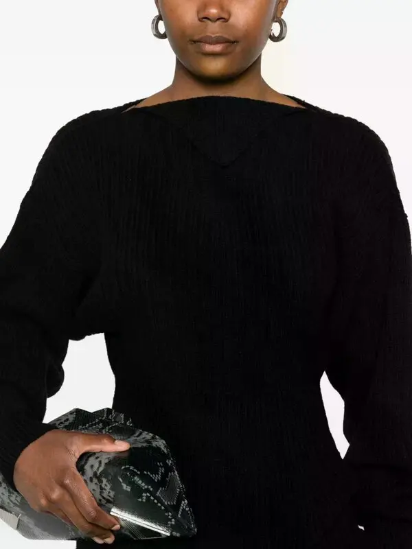 Rick Owens Ribbed Wool Jumper