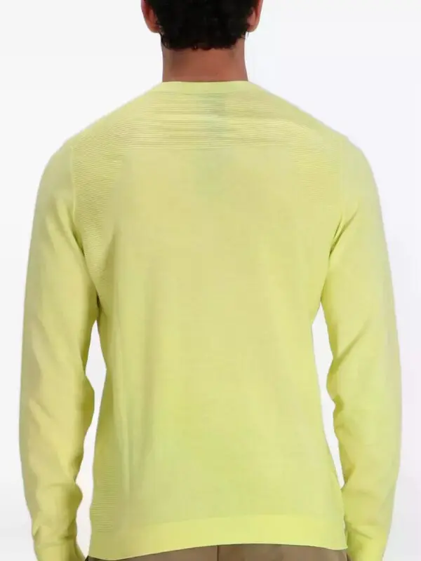 BOSS Crew-neck Sweater With Logo Embroidery