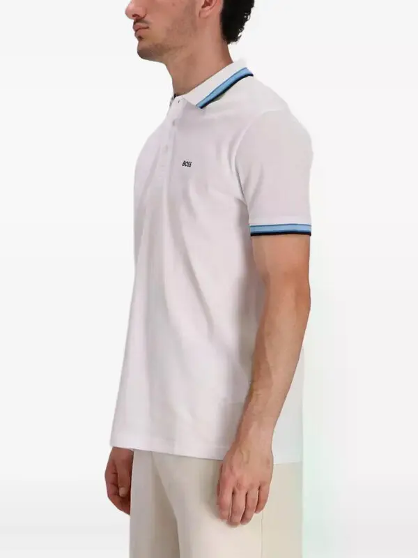 BOSS Contrasting-trim Polo Shirt
