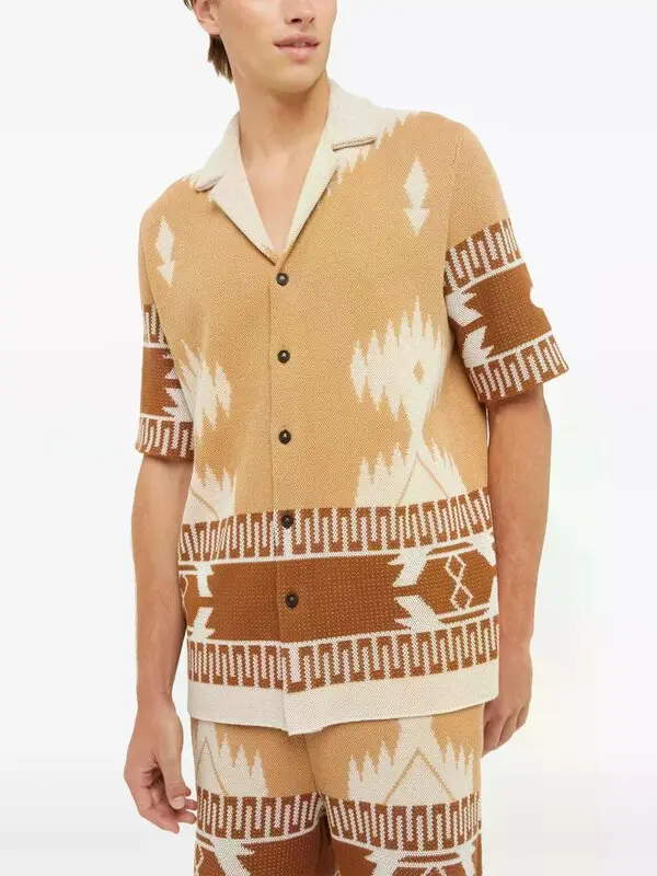 Alanui Icon Jacquard Piqué Shirt