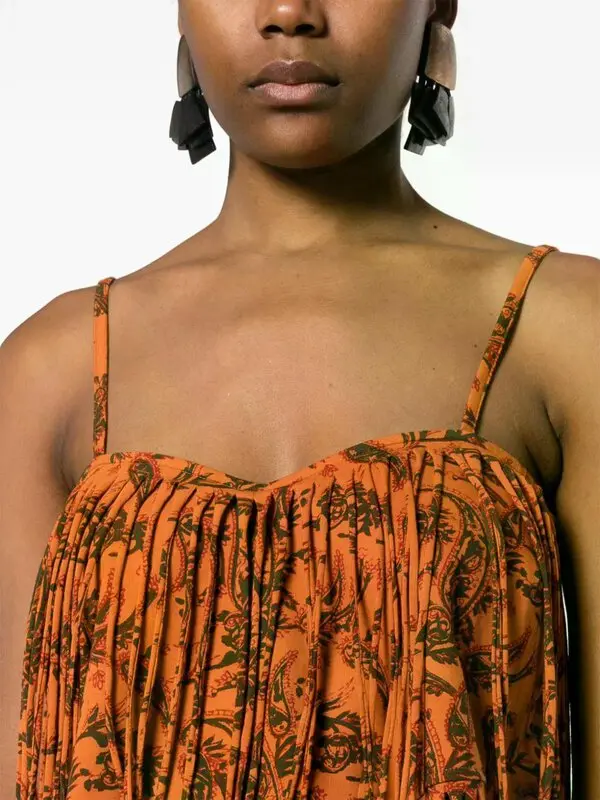 Alanui Monsoon Paisley-print Top