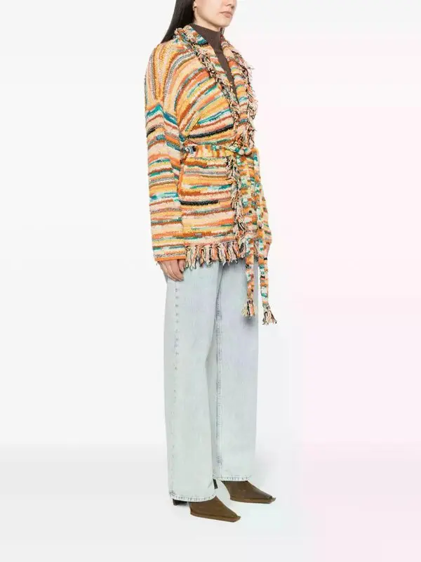 Alanui Madurai Striped Cardigan