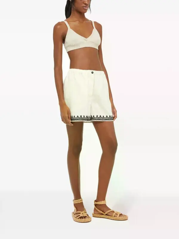 Alanui Akasha Cotton-blend Shorts