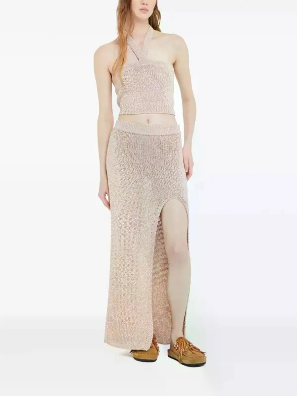 Alanui Knitted Beach Skirt
