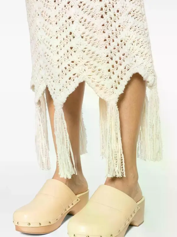 Alanui Chevron-knit Maxi Skirt