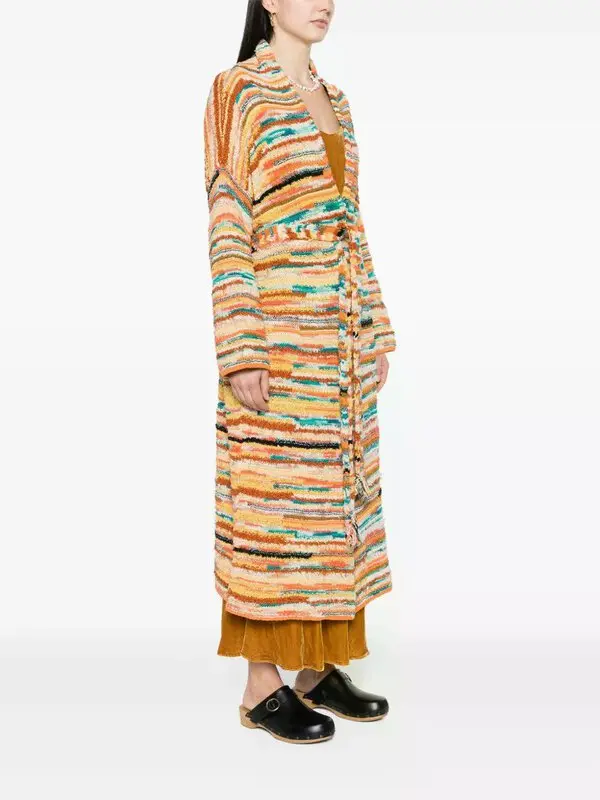 Alanui Maduray Patterned-intarsia Coat