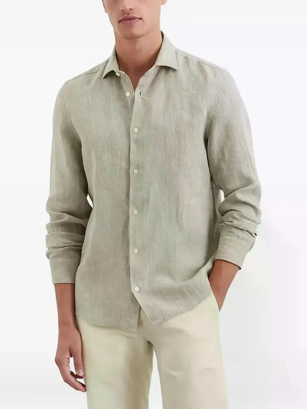 Marc O'polo Textured Button-up Shirt - Neutrals