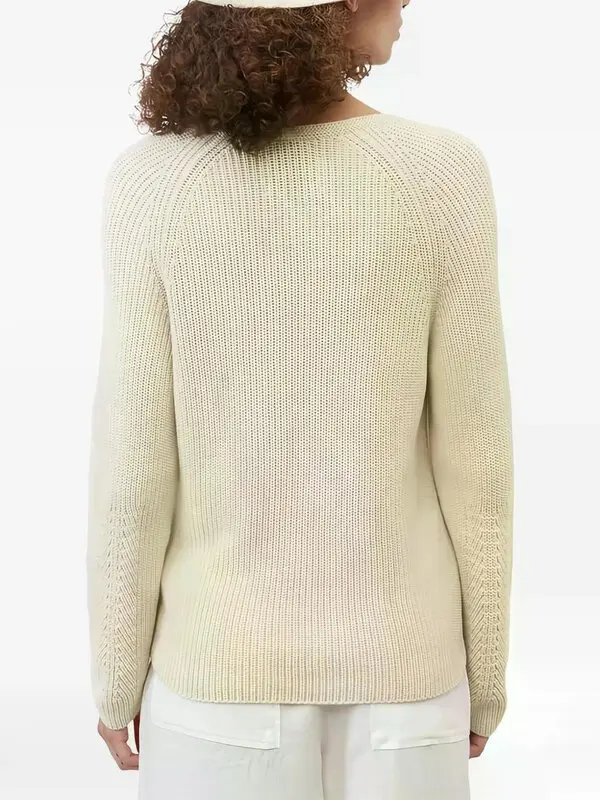 Marc O'polo V-neck Ribbed Sweater