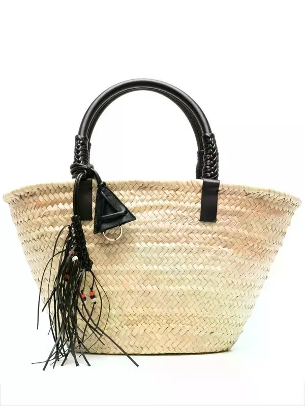 Alanui Large Icon Palm Leaf Raffia Tote Bag