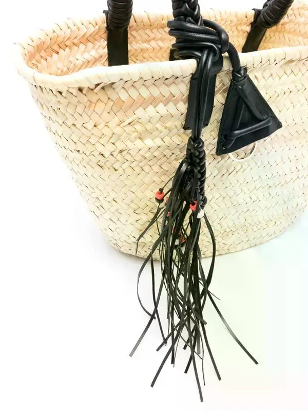 Alanui Large Icon Palm Leaf Raffia Tote Bag
