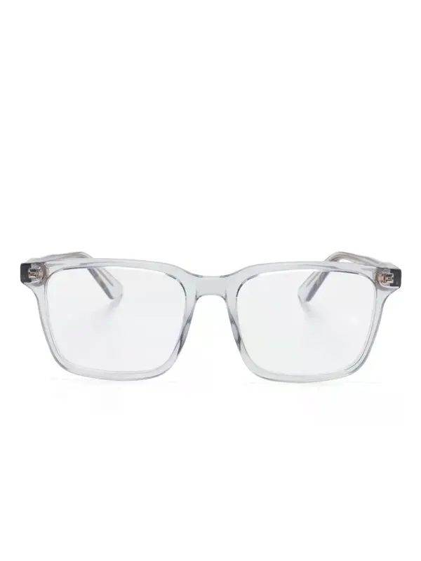 Gucci Transparent-frame Square Glasses - Blue