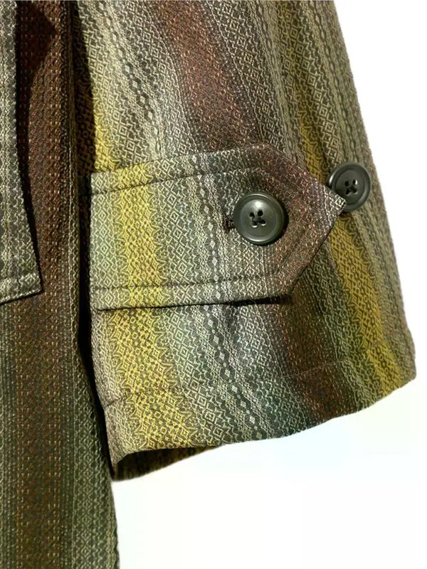Needles Balcollar Striped Coat